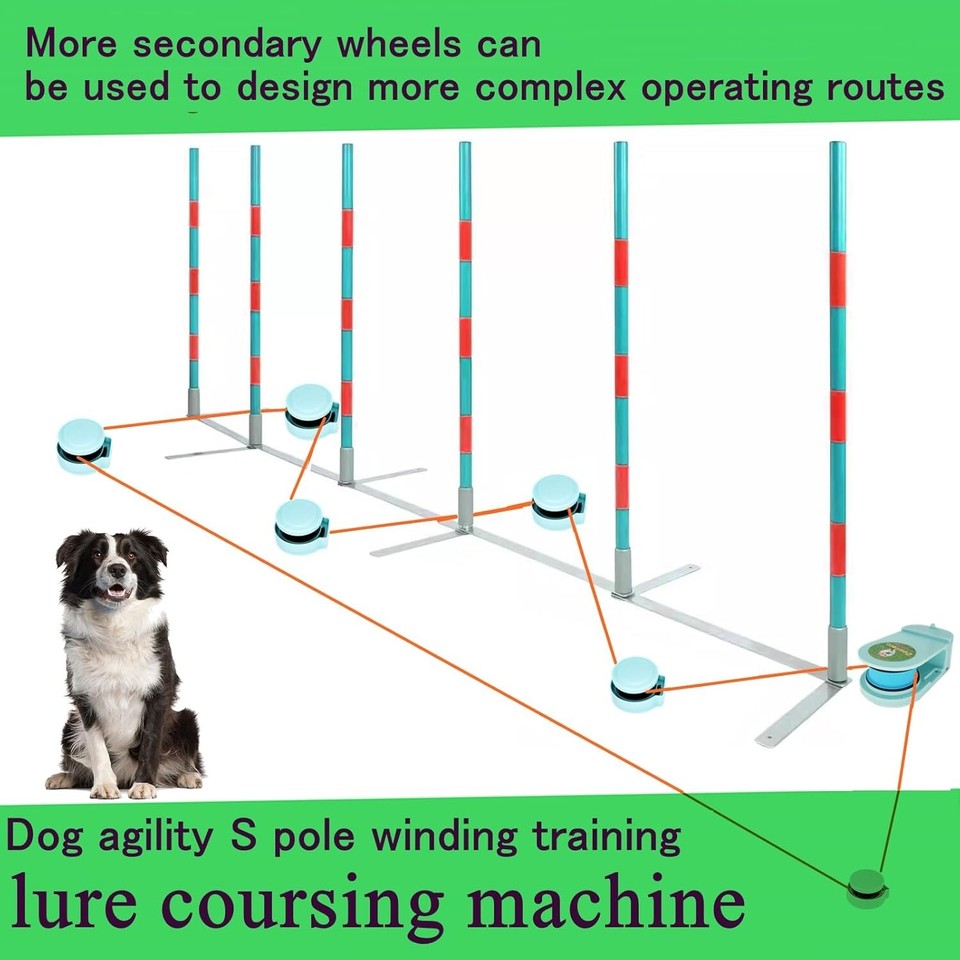 Dog Toys for Large Dogs，Lure Coursing Machine,Dog Chase Toy Motorized ...