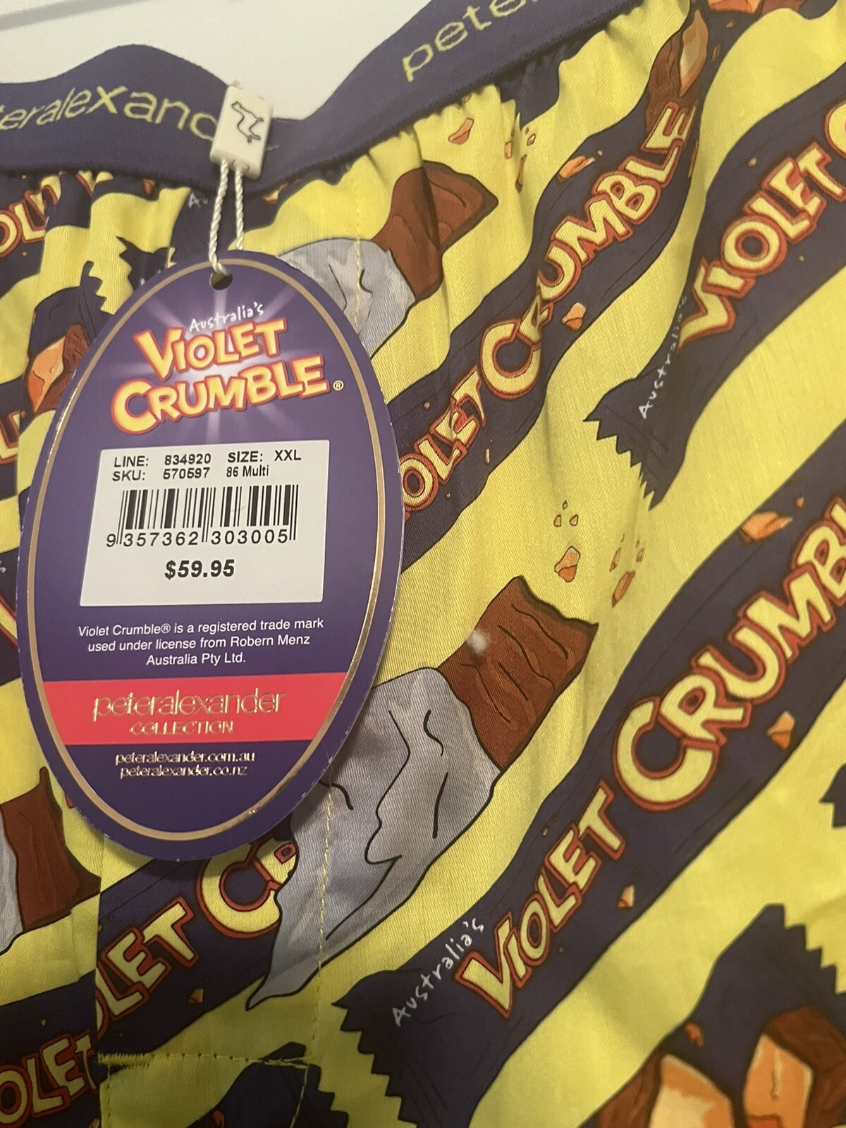 Peter Alexander Violet Crumble Boxer Men’s Size XXL BNWT | eBay