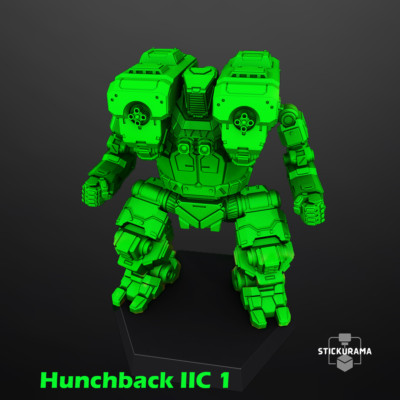 Hunchback IIC 1 Variant - Alternate Battletech Mechwarrior Miniatures ...