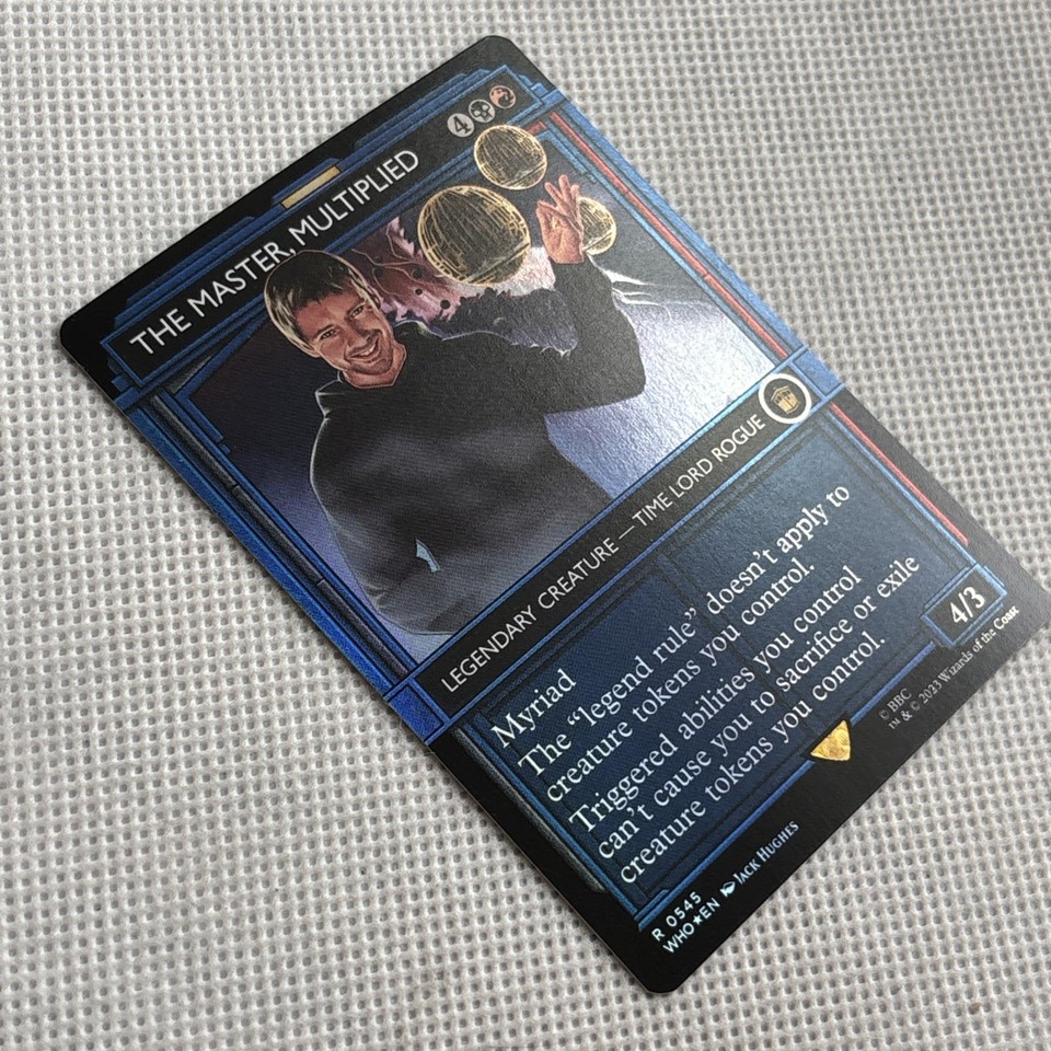 MTG [The Master, Multiplied] (SHOWCASE FOIL) Doctor Who #545 Rare NM ...