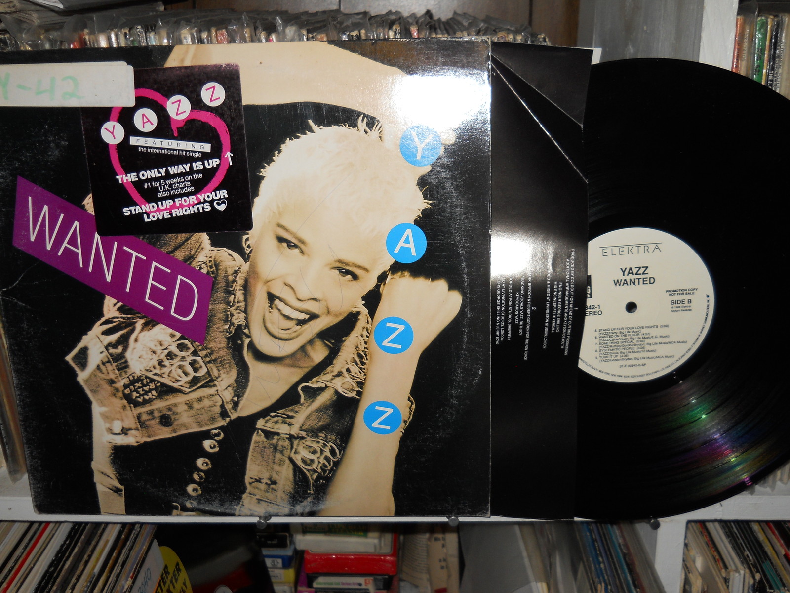 Yazz - Wanted Promo LP with custom inner sleeve | eBay