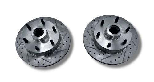 6x5.5 11" Mustang 2 II Rotors 6 Lug Drilled and Slotted (PAIR) | eBay