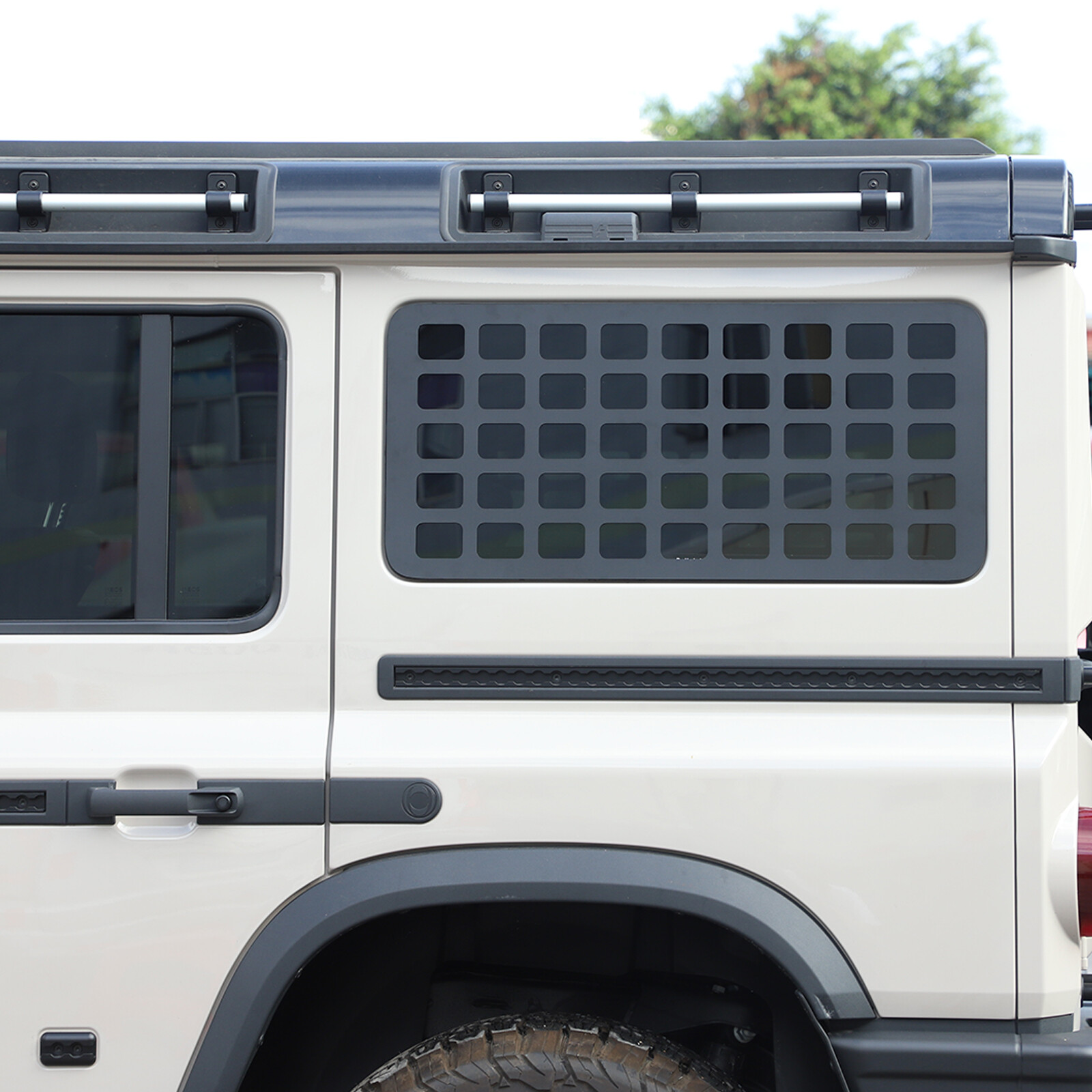 6PCS Aluminum Alloy Rear Window Protection Mesh Bracket Für Ineos ...