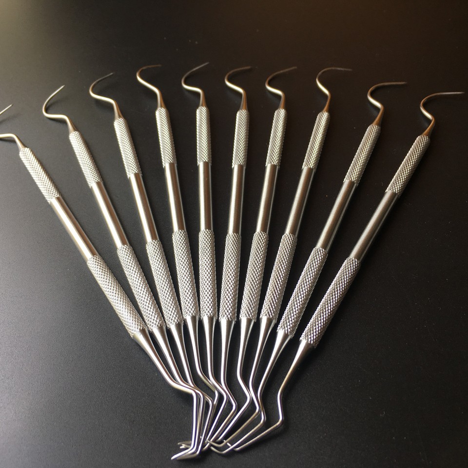 10pcs/set Dentist Equipment Dental Explorer Expro Periodontal Probe New ...