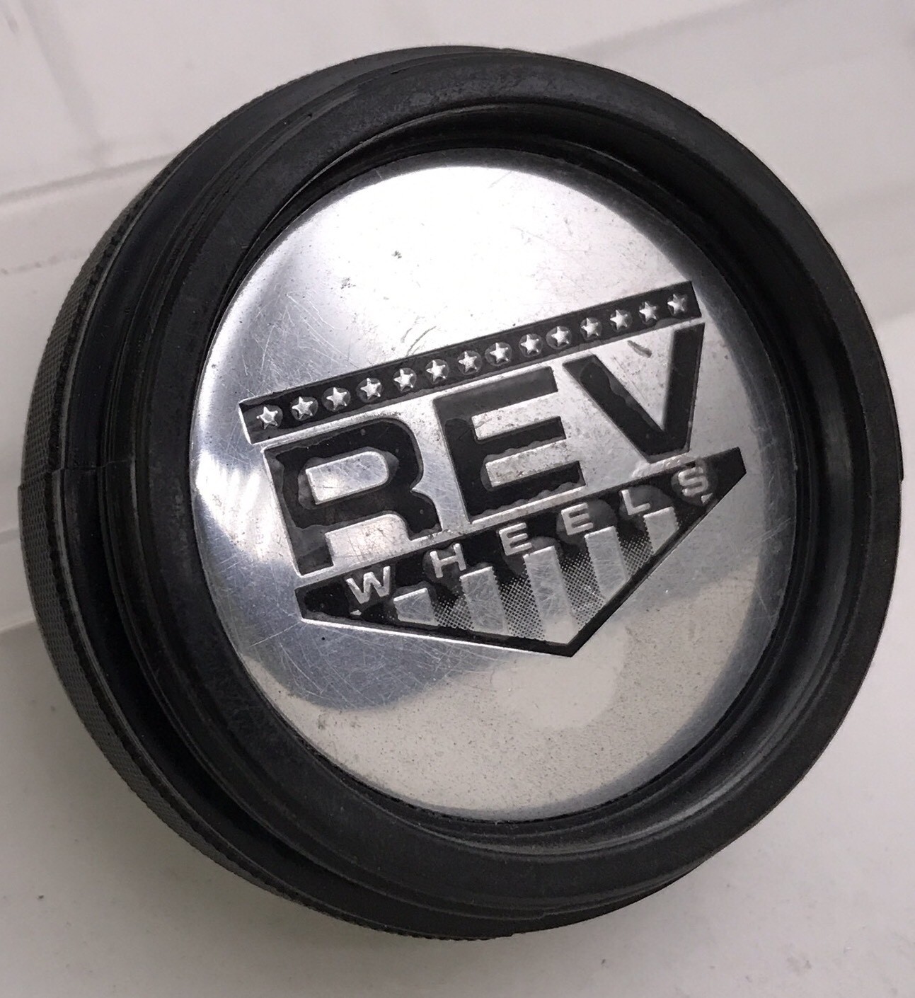 REV Center Cap BLACK Wheel Hubcap P\N: CAP847-4 | Black | Wheel Center Cap
