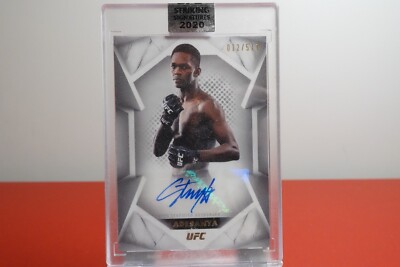 2020 Topps UFC Striking Signatures - ISRAEL ADESANYA - Auto /517 | eBay