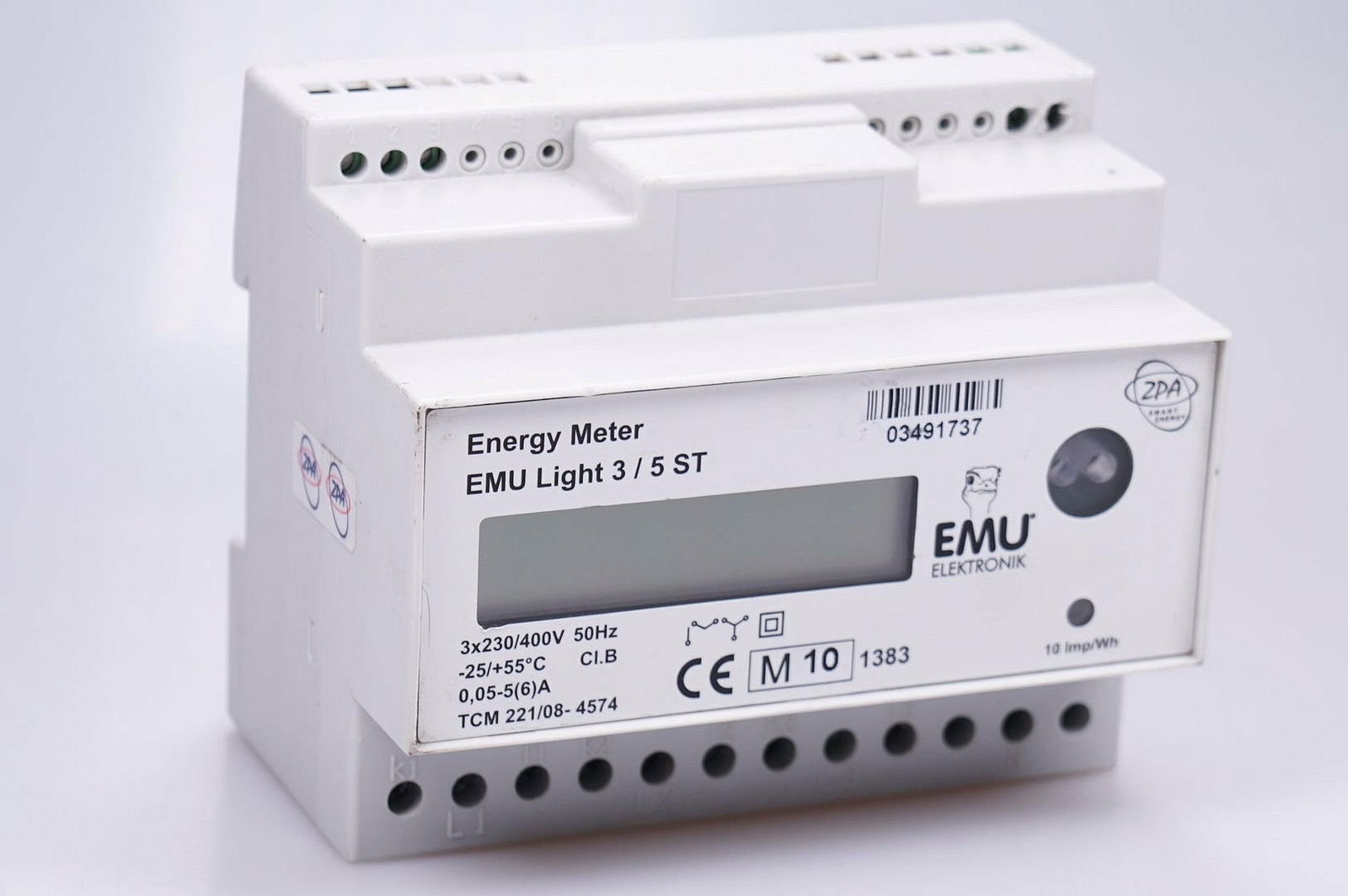 EMU ELEKTRONIK Tcm 221/08- 4574 Energy Mètre Emu Light 3/5 Pièce | eBay