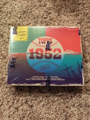 2022 Topps 1952 Topps by NATUREL Factory SEALED Box Collectors Edition ...