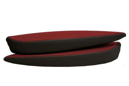 Fits 2007-2015 Mini Cooper R55 Leather Armrest Door Panel Cover Red ...