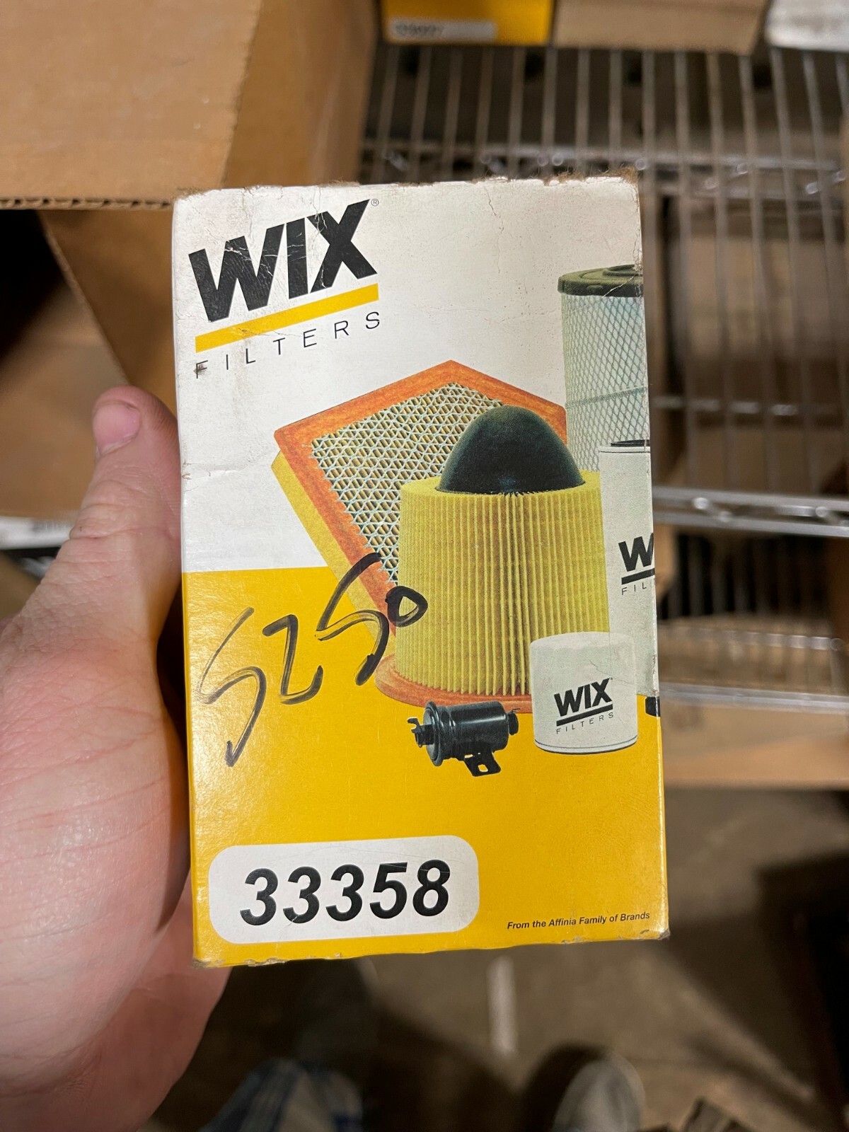 WIX 33358 - Fuel filter cross reference