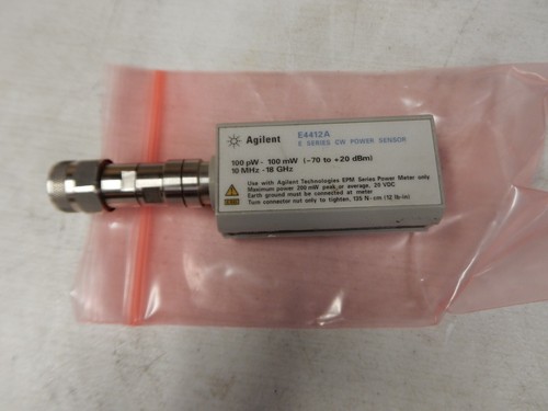 Agilent HP E4412A Power Sensor, 10MHz - 18GHz, For Parts/Repair Only | eBay