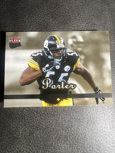 Joey Porter, Colorado State, Pittsburgh Steelers Fleer Gold Medallion ...