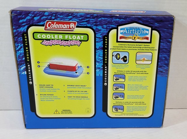 Coleman Cooler Float Pool Lake Hold up to 36gt- 50qt Coolers for sale ...