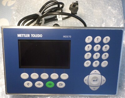 Mettler Toledo IND570 Harsh Weighing Terminal Display w/ Standard Plug ...