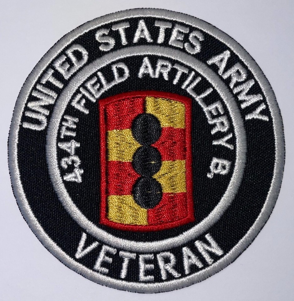 US Army 434th Field Artillery Brigade Veteran Patch Hook & Iron-On ...