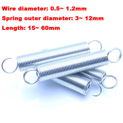 Wire Diameter 0.5/0.6mm~1.2mm Spring Galvanized Springs With Hook ...