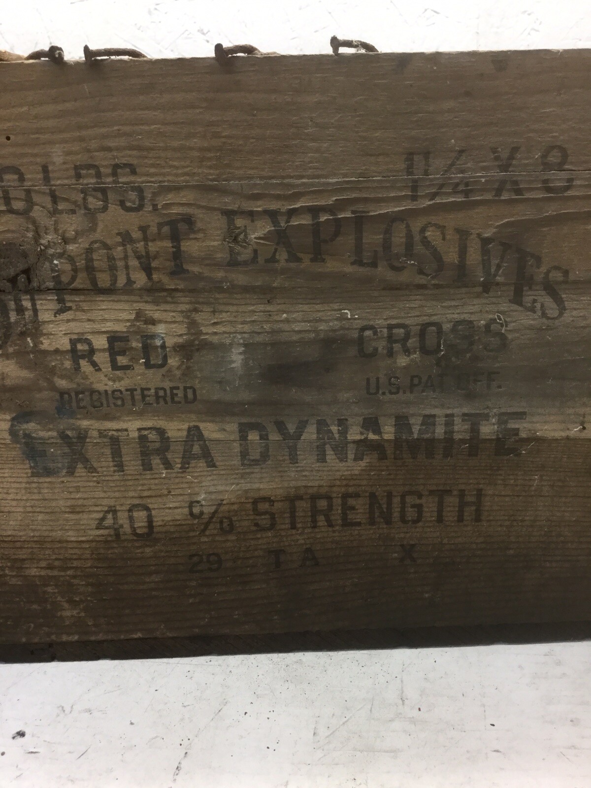 Vintage Dupont Dynamite Explosives Wood Crate | eBay