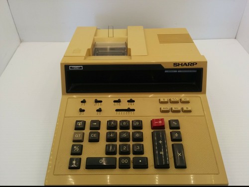 VINTAGE SHARP COMPET CS-2063 ELECTRIC ADDING MACHINE, 120V AC 60Hz | eBay