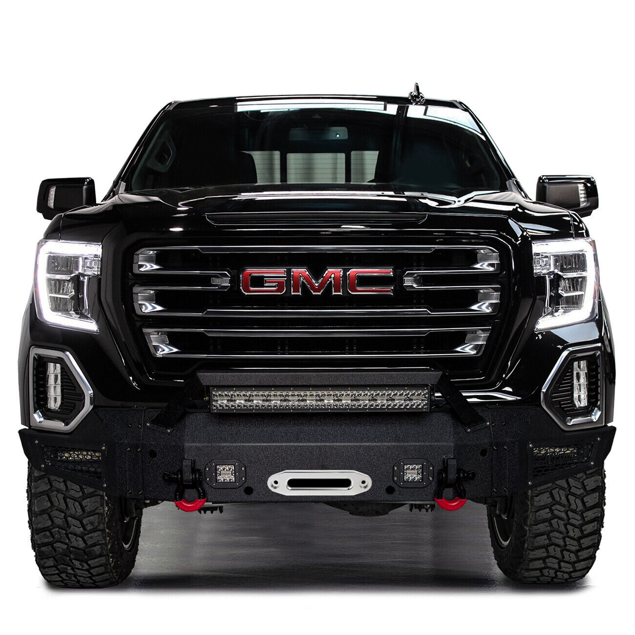 Vijay Fits 2019-2021 GMC Sierra 1500 Front or Rear Bumper w/Winch Plate ...