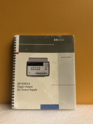 HP E3631-90100 E3631A Triple Output DC Power Supply Service Guide | eBay