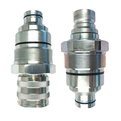 Male&Female Flat Face Quick Coupler AT406475 AT406474 for John Deere ...