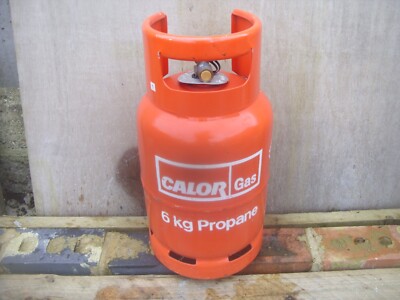 Calor 6 kg Propane Gas Bottle FULL Cylinder with Cap Excellent Example ...