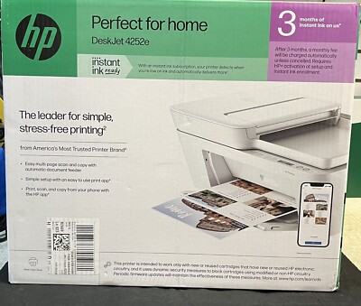 HP PRINTER DESK JET 4252E NEW IN THE BOX | eBay