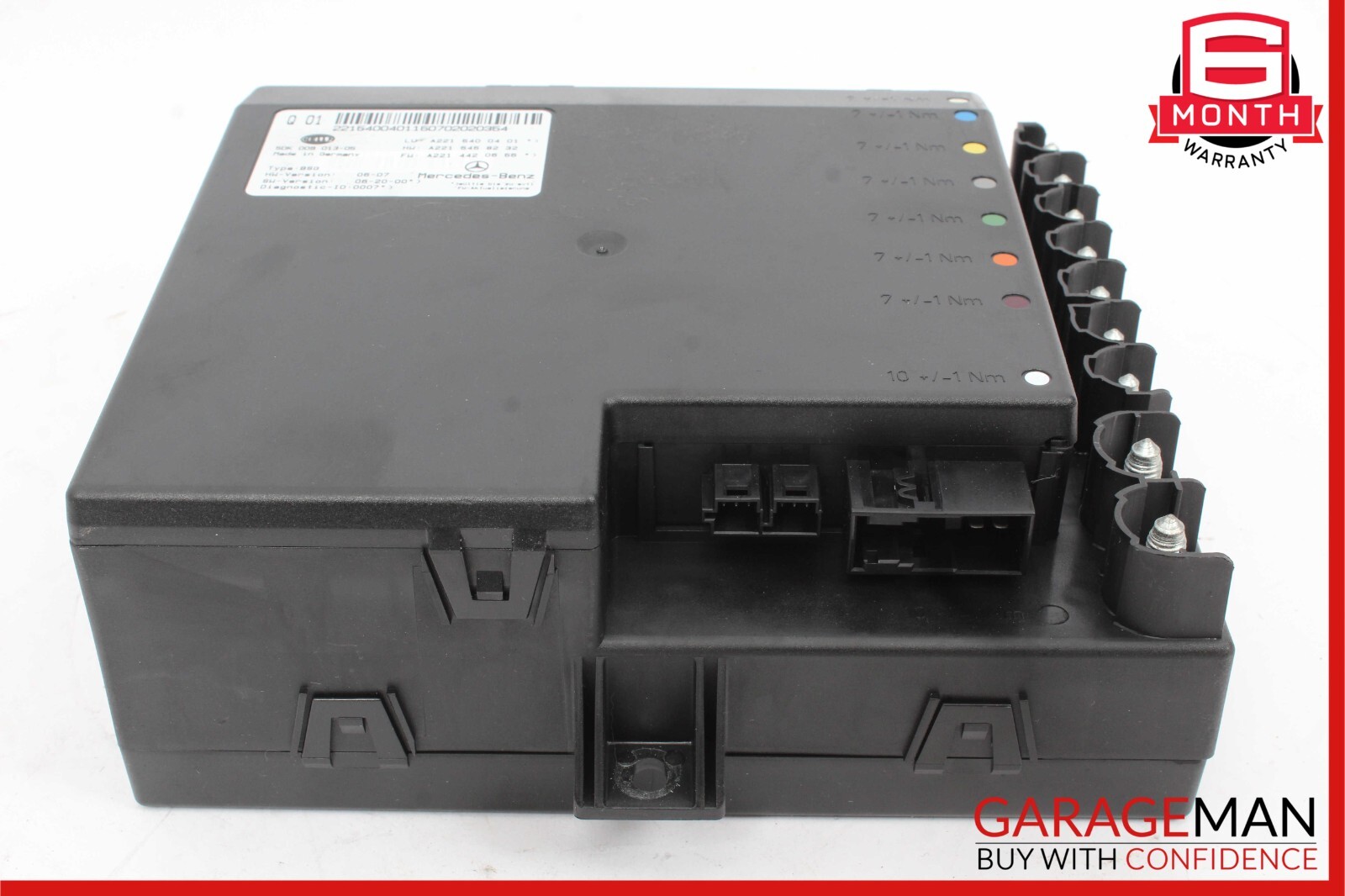 07-14 Mercedes W216 CL550 Electric Power Supply Control Fuse Box Module ...