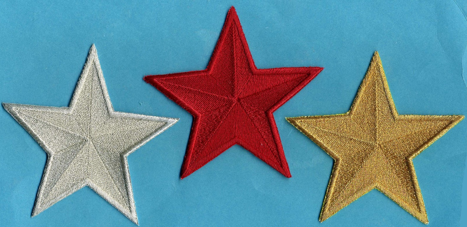 4" [inch] Embroidered Star Iron-on Patch : Your choice of colors | eBay