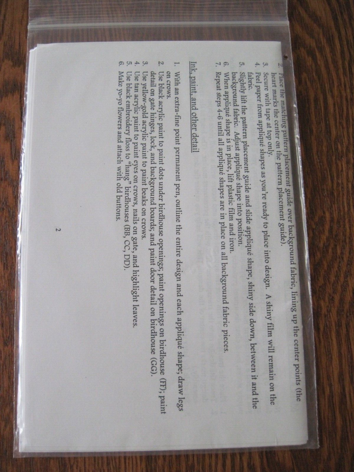 Timid Thimble Creations Applique Quilt Pattern Backyard Neighbors Nancy ...