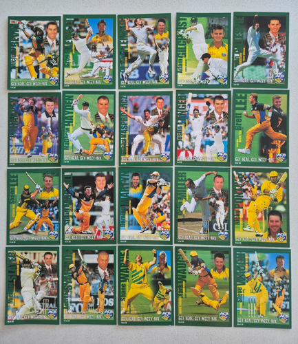Weet-Bix Cereal Cards ACB Cricket 2000 'MARK WAUGH' Complete set of 20 ...