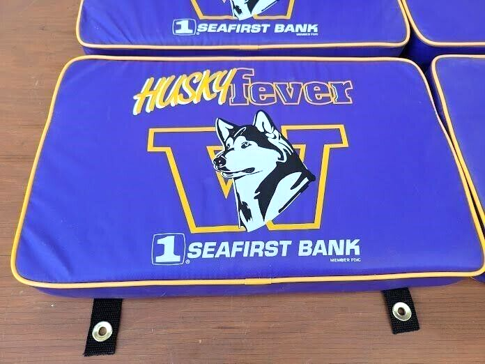 (6) University Washington Husky Fever Football Seat Cushions Stadium ...