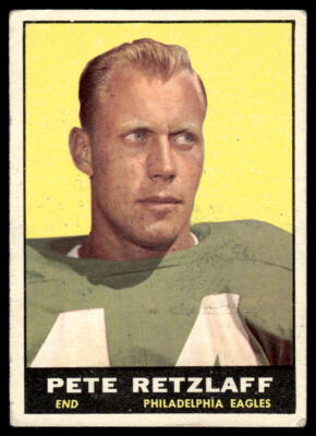1961 Topps Pete Retzlaff #99 Philadelphia Eagles Football Card | eBay