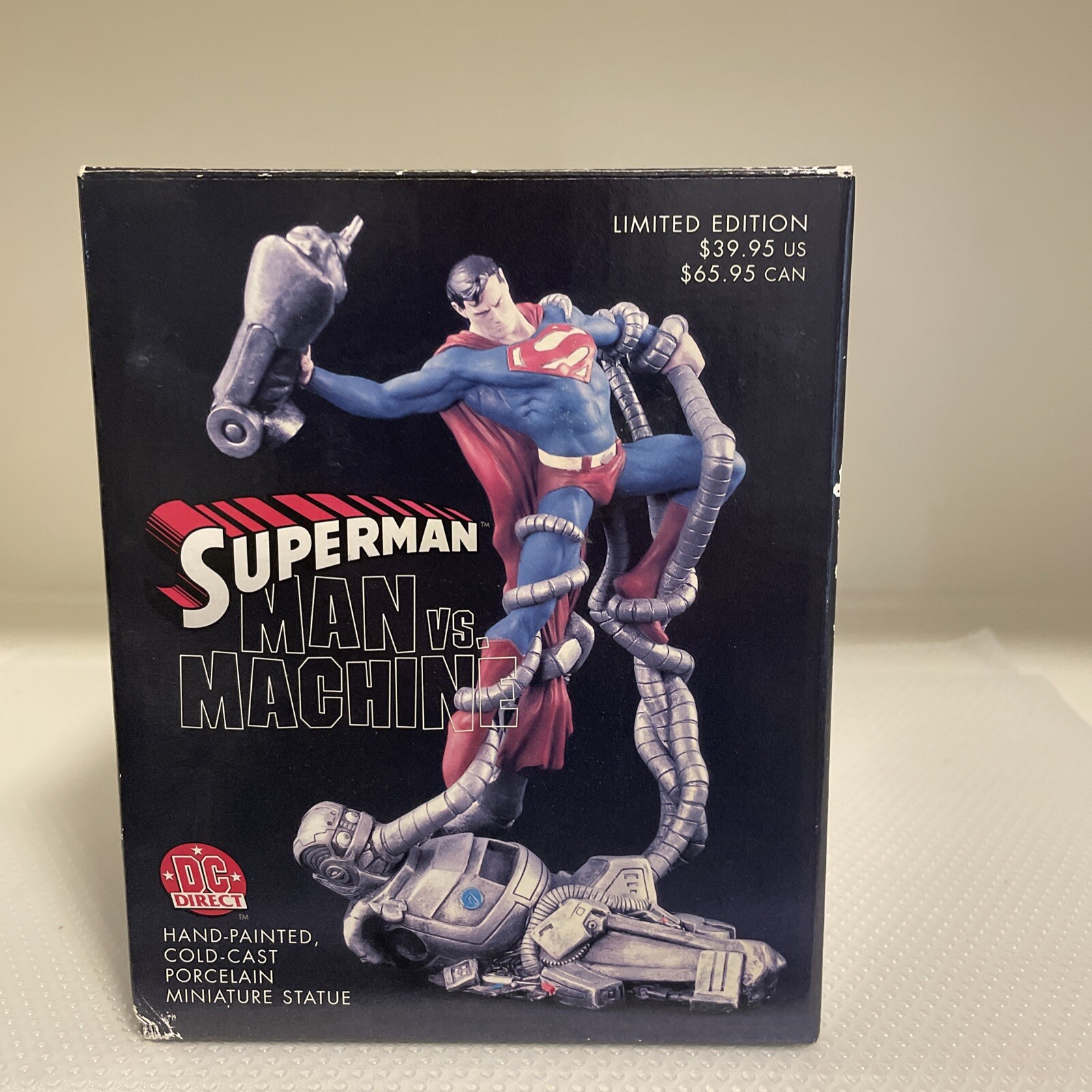 DC Comics SUPERMAN MAN VS MACHINE STATUE #143/2500 BRAND NEW! | eBay