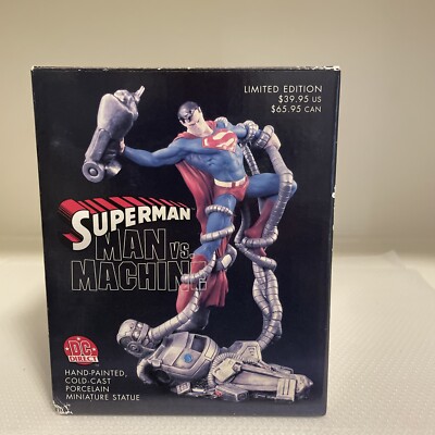 DC Comics SUPERMAN MAN VS MACHINE STATUE #143/2500 BRAND NEW! | eBay
