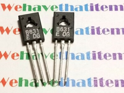 2SB631 / B631 / TRANSISTOR / TO126 / 2 PIECES (qzty) | eBay