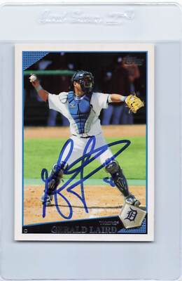 2009 Topps #342 Gerald Laird Tigers Signed Auto *H8244 | eBay