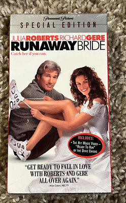 Runaway Bride - (VHS, 2000, Special Edition) - Julia Roberts, Richard ...