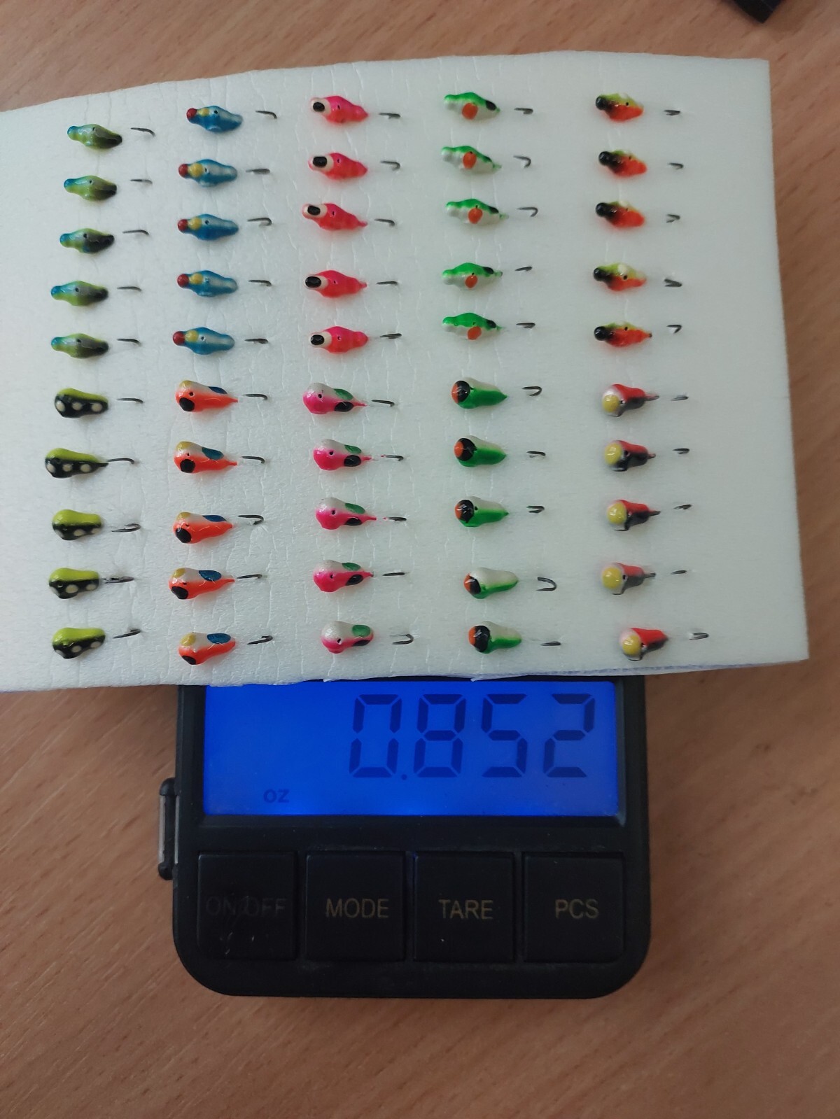 50 Pieces In Lot Jigs Winter Ice Fishing Lures Mormyshka | eBay