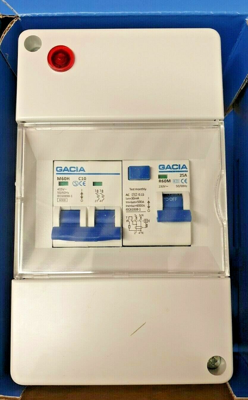 Caravan Fuse Box RCD / Mains Consumer Unit 240 Volt Standard PO103 ...