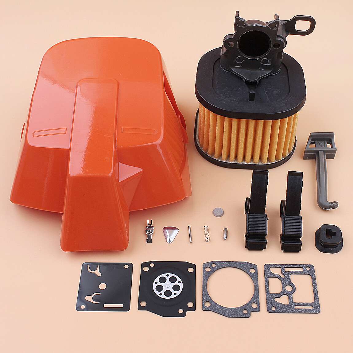 HD Tall Air Filter Cover Carb Kit For 362 365 371 372 372XP Husqvarna ...