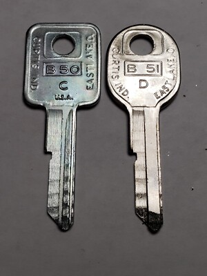 3 X SETS NOS B50C B51D 1970-90S GM CAR KEY BLANKS Buick Chevy Cadillac ...