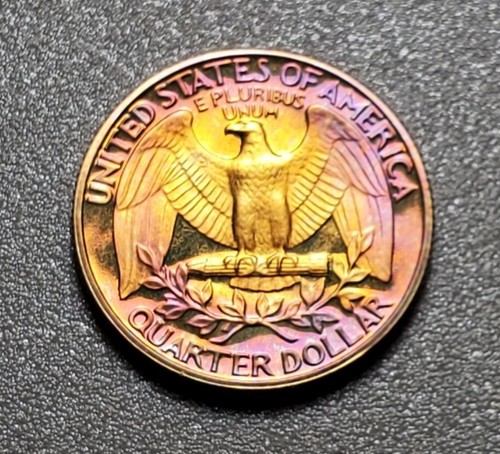 TONED 1982 S WASHINGTON QUARTER PROOF UNC #P897 | eBay