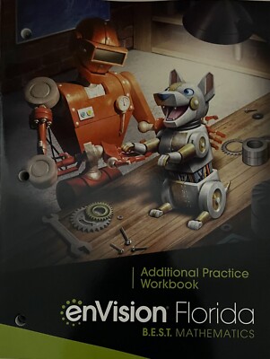 7th Grade 7 Envision Math Florida B.E.S.T. Additional Practice Workbook ...