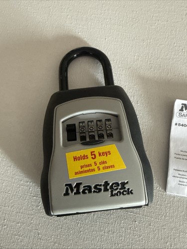 New Master Lock 5400D/5400EC 5 Key Capacity Portable Lock Box P31YTN ...