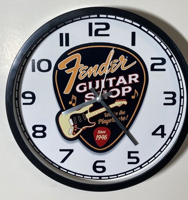 Fender Guitars nostalgic Logo Batter Wall Clock | eBay