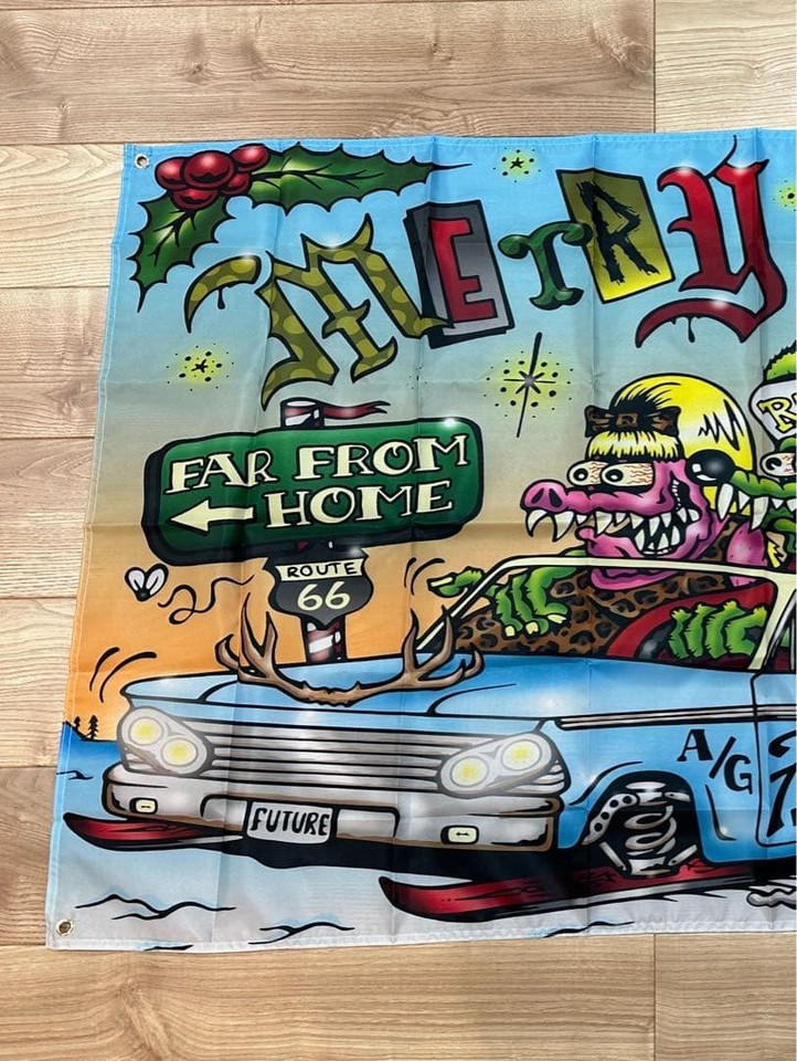 Rat Fink Banner Rat Fink Flag Garage American A | eBay