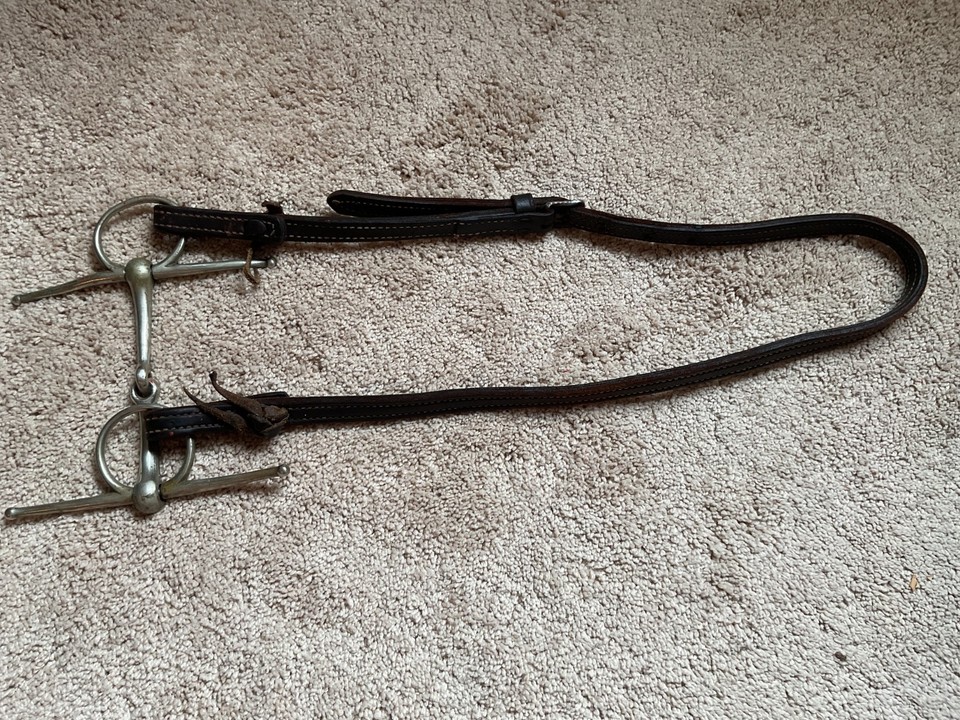 training bit with organic tanned leather headstall | eBay
