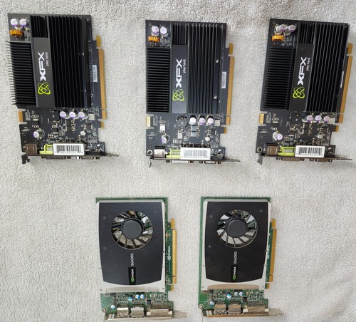 5x Graphics Card Lot 2x NVIDIA QUADRO 2000 , 3x GeForce 8500GT | eBay