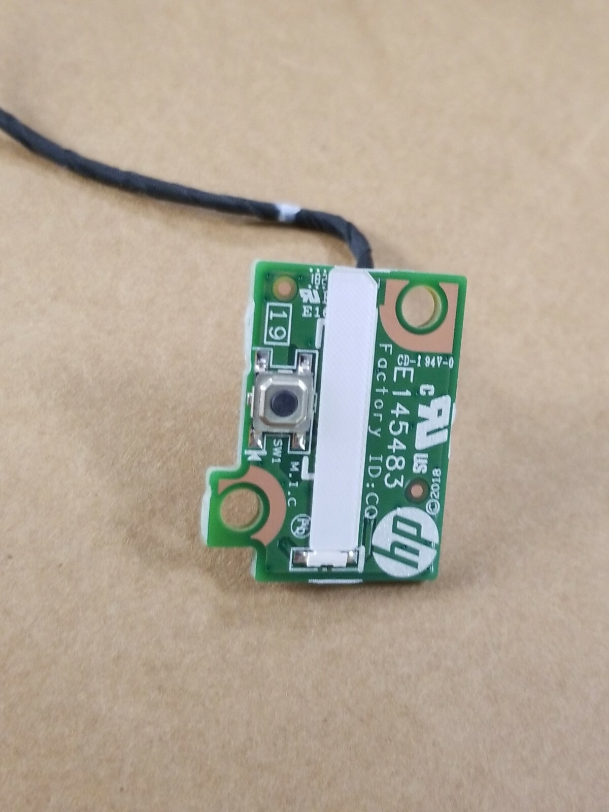 HP 590-P L24320-001 L24318 Power Button Board Cable 350.0A80B.0001 4 ...